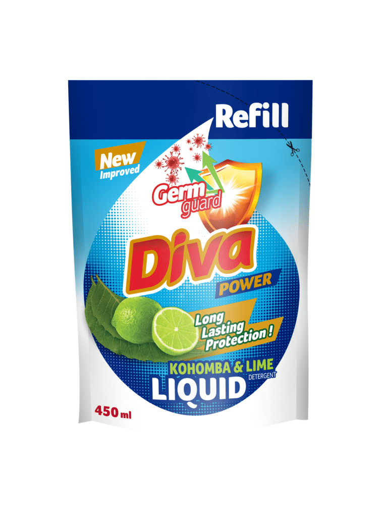 Diva Power Germ Guard Liquid Detergent Refill - 450ml | Hemas Estore